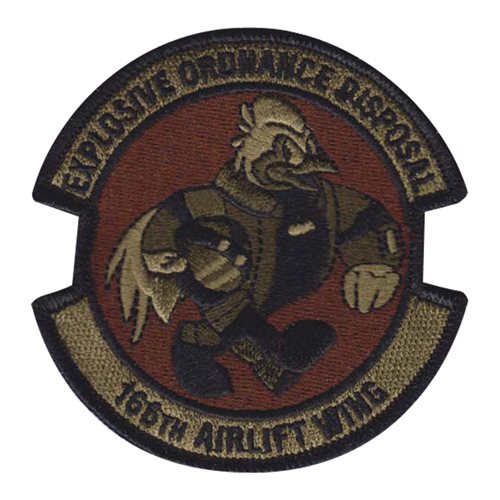 166 EOD Custom Patches | 166th Explosive Ordnance Disposal Patch