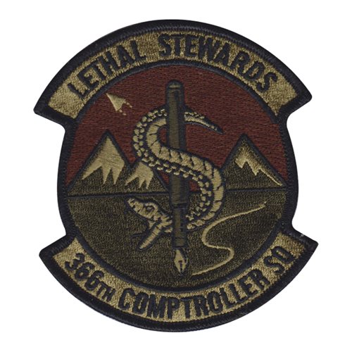 366 CPTS Custom Patches | 366th Comptroller Squadron Patch