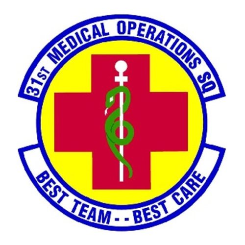 31 MOS Custom Patches | 31st Medical Operations Squadron Patches