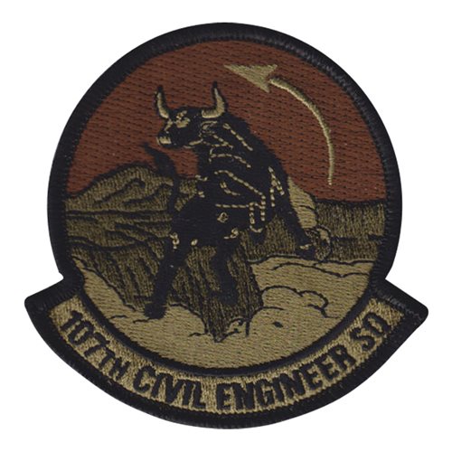 107 CES Custom Pathes | 107th Civil Engineer Squadron Patches