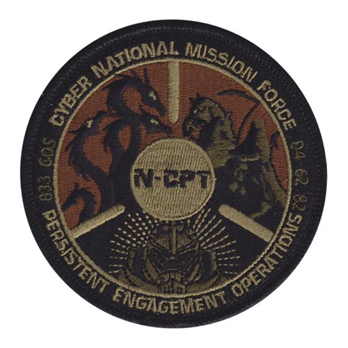 833 COS Custom Patches | 833rd Cyberspace Operations Squadron Patches
