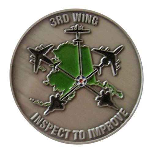 3 WG IG Challenge Coin | 3rd Wing Coins