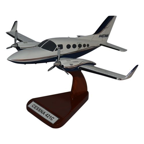 Cessna 421 Custom Airplane Models | Custom Cessna 421 Wooden Aircraft ...