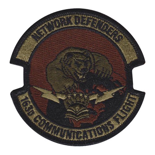 163 CF Custom Patches | 163rd Communications Flight Patch