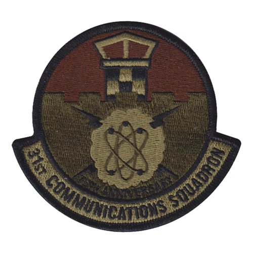 31 Cs 75th Anniversary Ocp Patch 31st Communications Squadron Patches