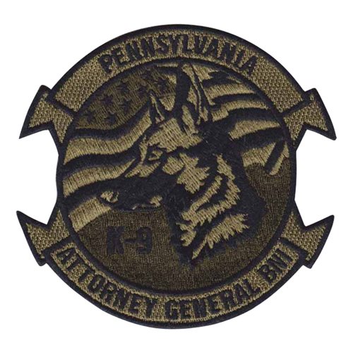 Pennsylvania Office Of Attorney General BNI K9 OCP Patch