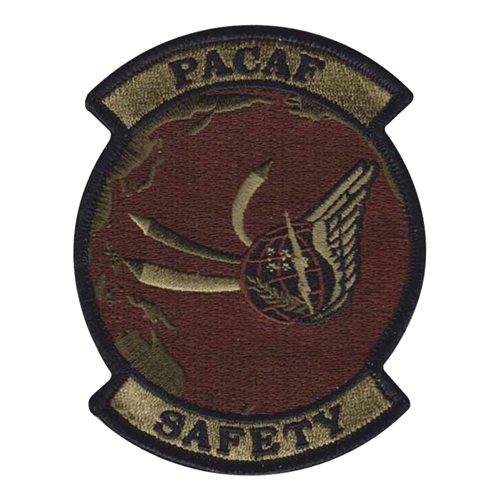 PACAF Safety 3 Arrows OCP Patch | Pacific Air Forces Patches