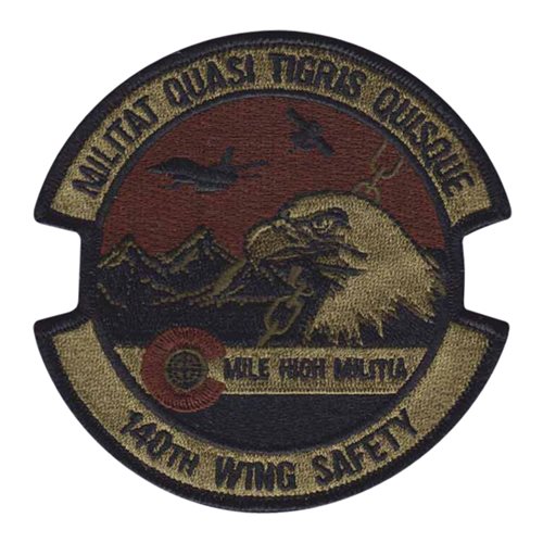 140 WG Safety OCP Patch | 140th Wing Patches