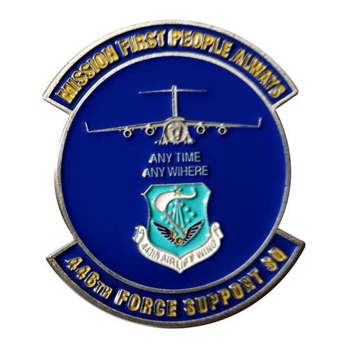 446 FSS Challenge Coin | 446th Force Support Squadron Coins