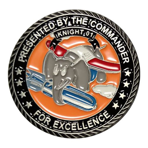 728 AS Flying Knights Commander Challenge Coin | 728th Airlift Squadron ...