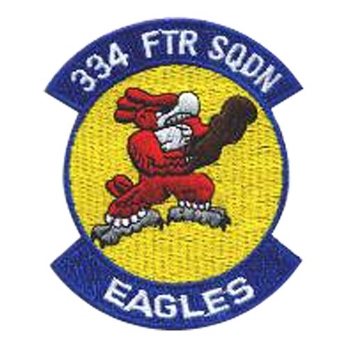 334th Fighter Squadron (334 FS) Custom Patches