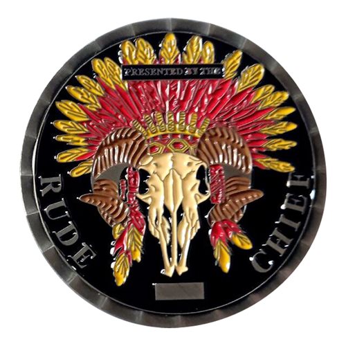 34 FGS Chief Challenge Coin | 34th Fighter Generation Squadron Coins