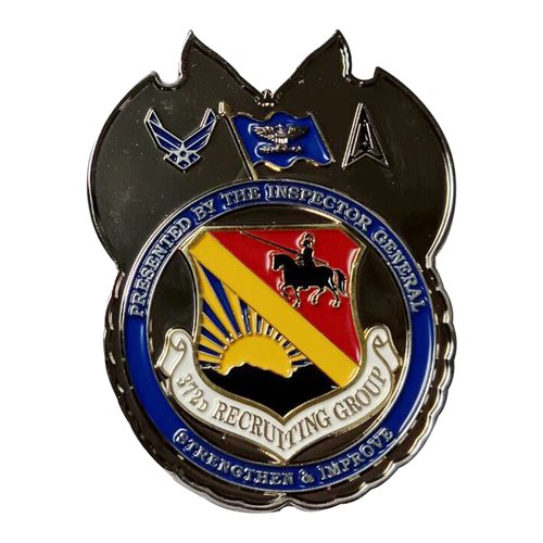 372 RCG Inspector General Challenge Coin | 372nd Recruiting Group Coins
