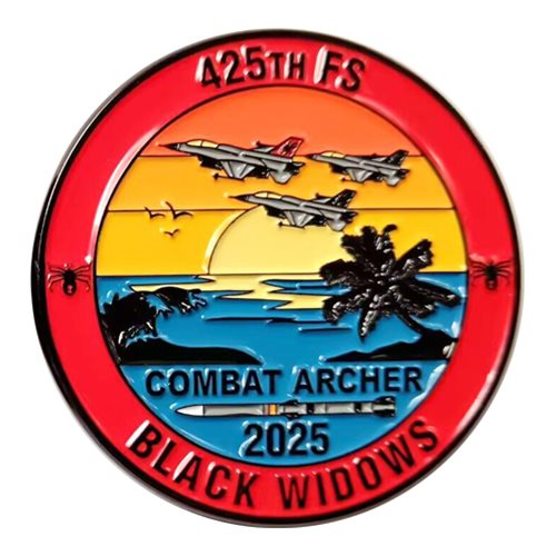425 FS Electronics Challenge Coin | 425th Fighter Squadron Coins