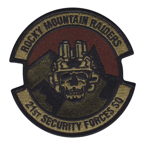 21 SFS Rocky Mountain Raiders OCP Patch | 21st Security Forces Squadron Patches