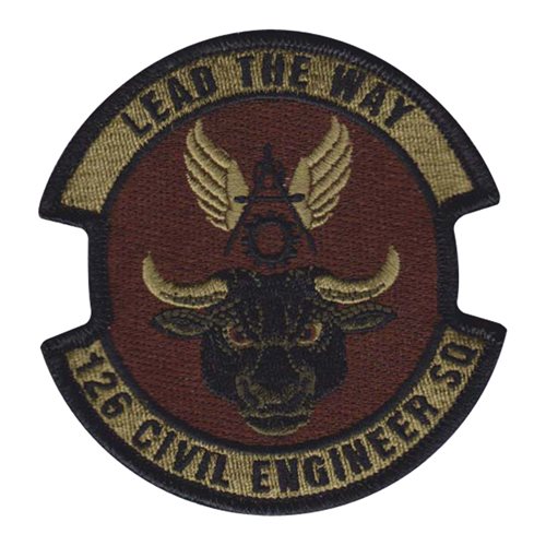 126 CES Lead the way OCP Patch | 126th Civil Engineer Squadron Patches