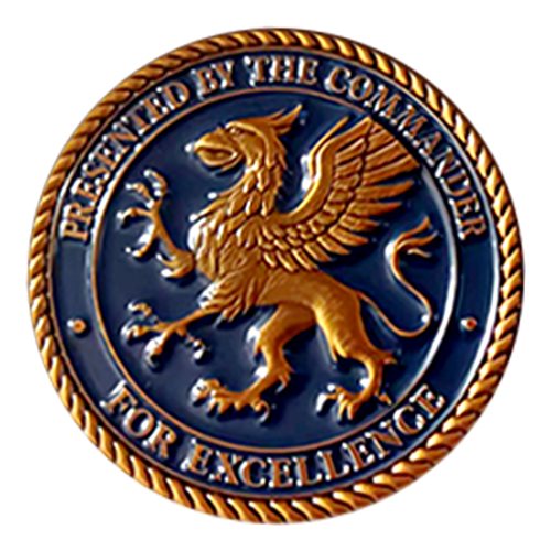 388 MXS Forever Vigilant Commander Challenge Coin