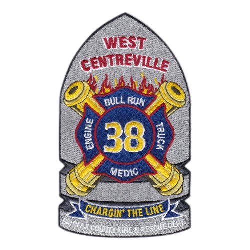 Fairfax County Fire and Rescue Station 38 Patch
