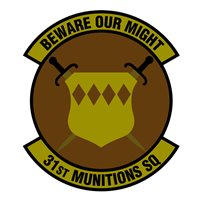 31 MUNS Custom Patches | 31st Munitions Squadron Patches