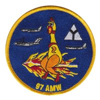 97 AMW Custom Patches | 97th Air Mobility Wing Patches