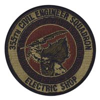 355 CES Custom Patches | 355th Civil Engineer Squadron Patches