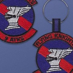 Custom Designed Keychains and Military Embroidered Key Fobs