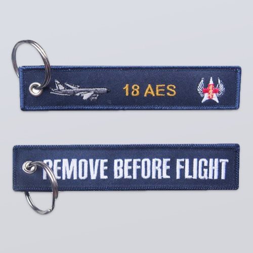 Custom Key Flags & Jet Tags | Remove Before Flight Keychains