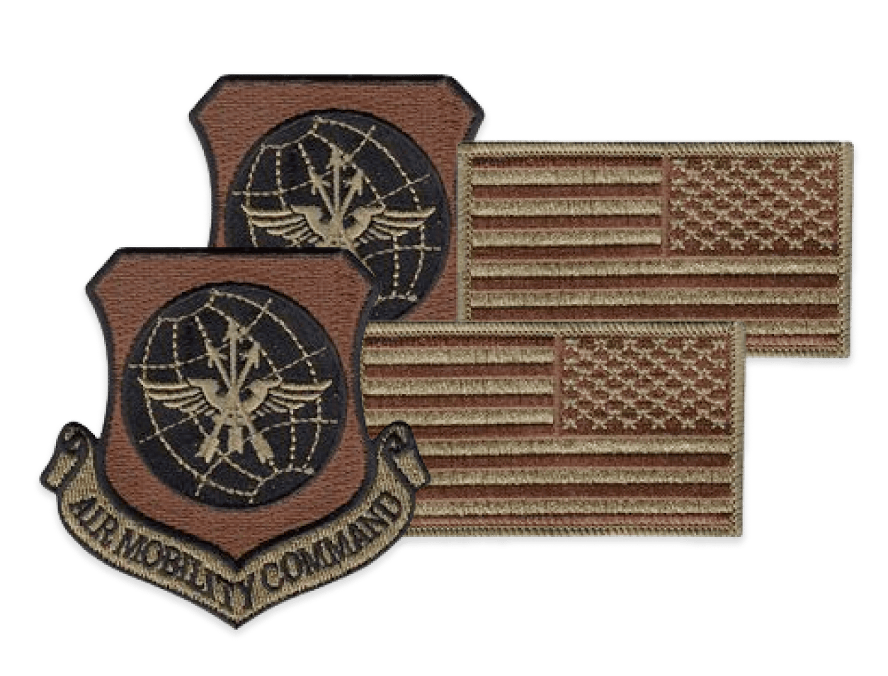 MAJCOM and USA Flag OCP Patch Bundles