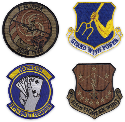 Custom Military Patches for Squadron, Morale, & Civilians