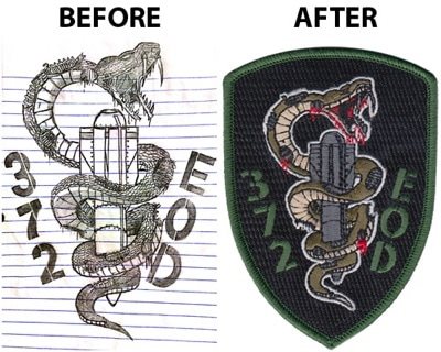 Custom Military Patches for Squadron, Morale, & Civilians