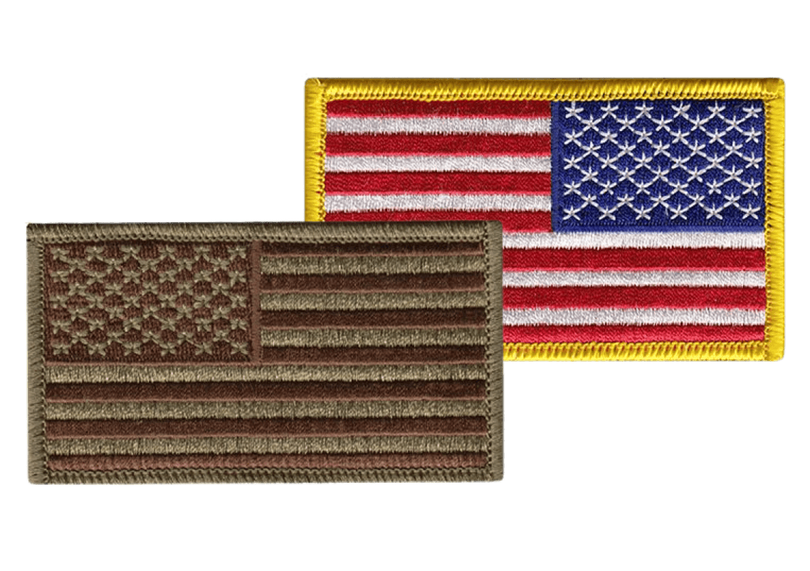 USA Flags Custom Patches | United States Flags Patches