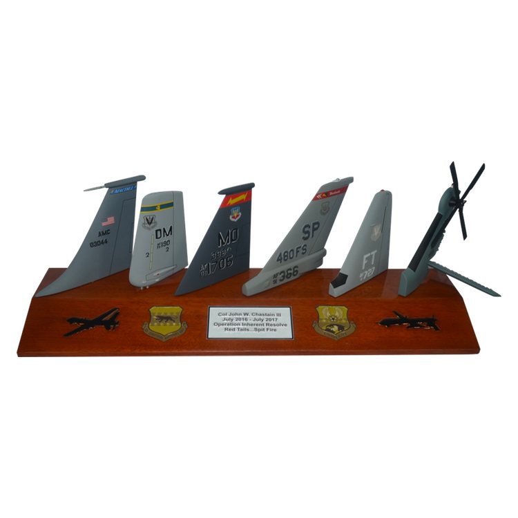 Custom Airplane Tail Flashes | Custom wooden Aircraft Tail Flashes Plaque