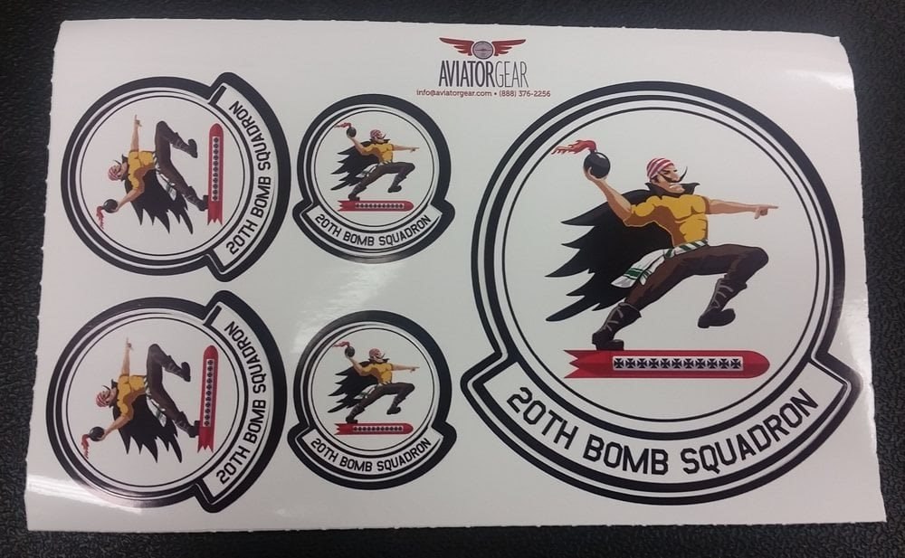 Custom Squadron Zap Stickers & Decals