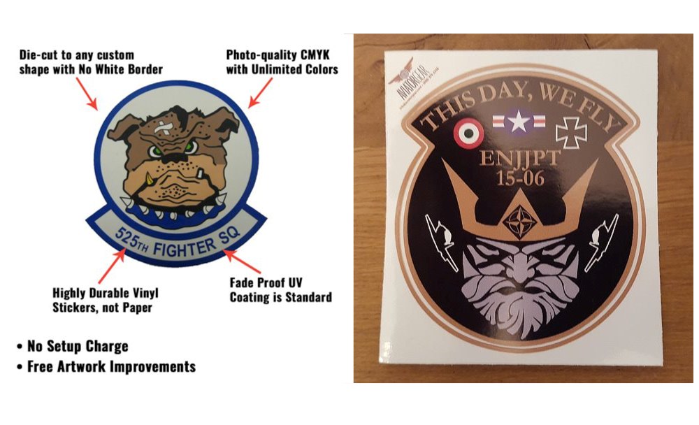 Custom Squadron Zap Stickers & Decals