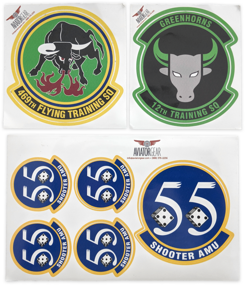 Custom Squadron Zap Stickers & Decals