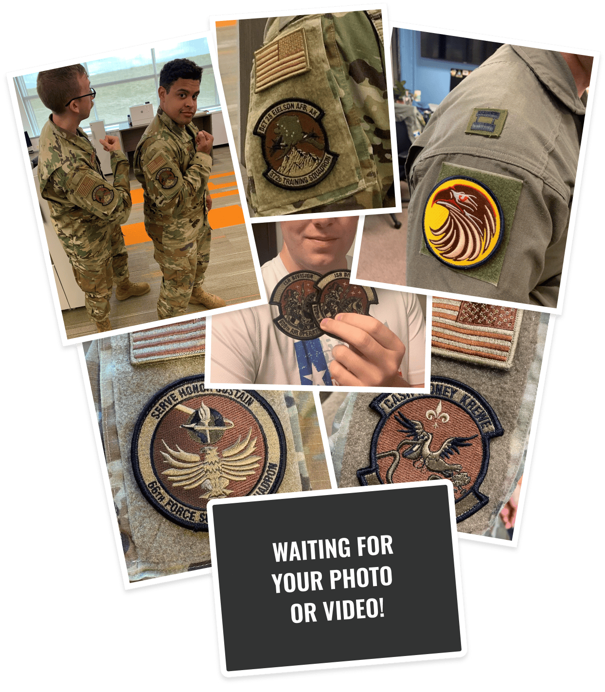 Navy Working Uniform Type III Patches